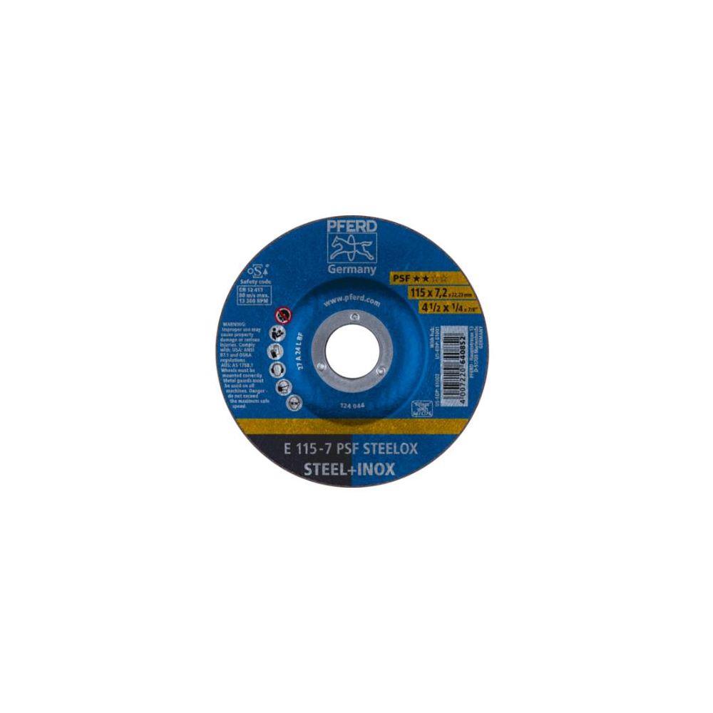 Abcon. Pferd Grinding Disc 115X7 PSF STEELOX, grinding wheel provides ...