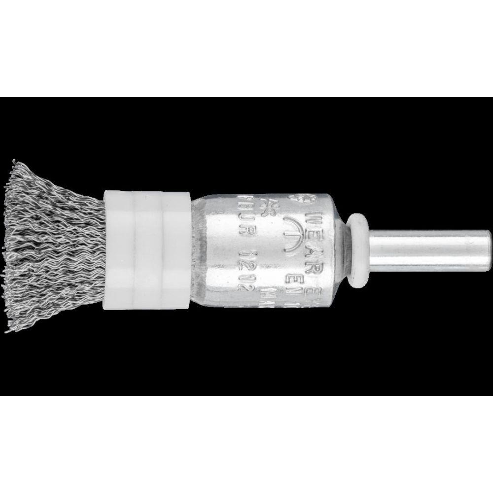 Abcon. MOUNTED PENCIL BRUSH 02 Brush End Crimped ST Spindle 13x16 ...