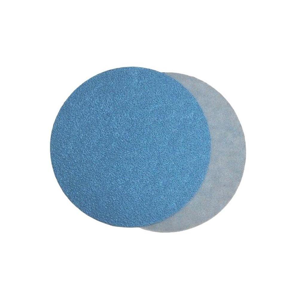 Abcon. Blue Film Velcro Disc 150mm Plain P40