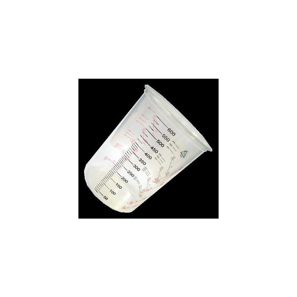Abcon. 600cc Calibrated Poly Mixing Cups. Sturdy construction and ...