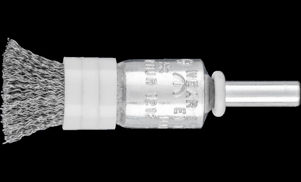 Abcon. MOUNTED PENCIL BRUSH 02 Brush End Crimped ST Spindle 13x16 ...